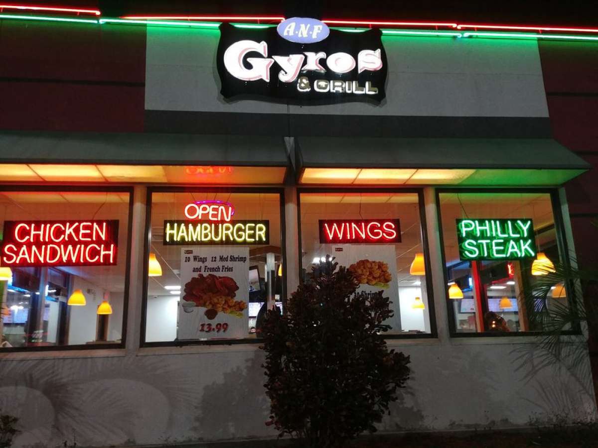 ANF Gyros and Grill Franchise Landing Page
